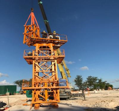 Cina 800kNm ha ristrutturato la gru a torre della costruzione di Crane Zoomlion TC6010-6 della torre in vendita