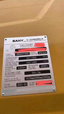 China Shacman Guindaste Telescópico Hidráulico Montado em Caminhão Com Capacidade de Levantamento Máxima de 50t à venda