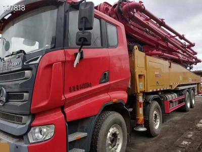 Cina Shacman 56m Used Concrete Pump Truck con cilindro di diametro*colpo 260/1900 Capacità in vendita