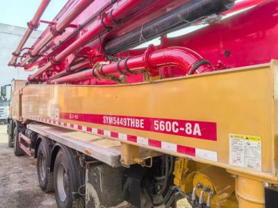 Cina Mercedes Benz camion pompa da 56 metri fabbricato il 31 aprile 2021 Max teorico di 180m3/h in vendita