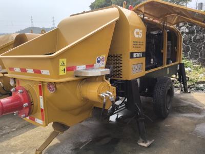 중국 사용된 SANY HBT6016C-5D 콘크리트 트레일러 펌프 – 186KW 엔진 | 160m 수직 도달 거리 | 75 m³/H 출력 | 1500-3000시간 판매용
