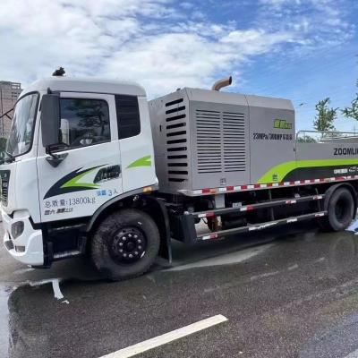중국 2023년식 중고 콘크리트 펌프 트럭 – 디젤 150KW | 100M³/H 생산성 | 800m 수직/수평 이송 | 모델 ZLJ5143THBEF 판매용