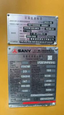 China 2023 SANY SY5143THBF Truck-Mounted Concrete Pump | 100m³/h Output | 40k m³ Real Working Hours for sale