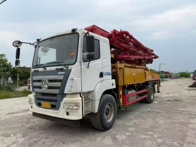 China 2020 SANY 37m Concrete Pump Truck (Hino Engine) | 36.5 m Max. Vertical Reach | 120 m³/h Output |13 MPa for sale