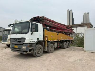 China 2017 SANY 56m Concrete Pump Truck (Euro IV, Mercedes-Benz Chassis) | 56 m Max. Vertical Reach | 170 m³/h Output |12 MPa for sale