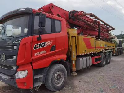 China 2022 SANY 51m Concrete Pump Truck (3-Axle SANY Chassis) | 50.1 m Max. Vertical Reach | 180 m³/h Output |13 MPa for sale