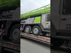 Refurbished QY70V Telescopic Boom Truck Mounted Crane 12.2m Max Boom Length
