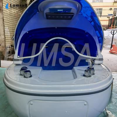 China Deluxe Magic Water SPA Capsule Massage Jet Hydropathic Infrared Wet Steam Bath 2 In 1 for sale