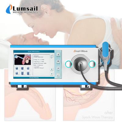 China 1.0 Bar - 5.0 Bar ED Shockwave Therapy Machine No Pain 1 - 22Hz Frequency for sale