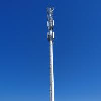 Quality Custom Galvanized Monopole Telecom Tower, 10-60m, Q355 Steel, for Urban 4G/5G for sale