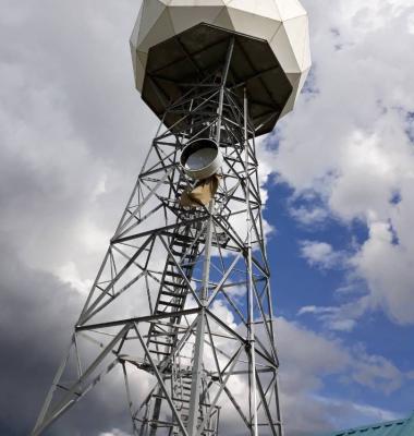 China Self-Supporting Steel Meteorological Radar Tower for Telecommunication and Communication Antennas Maker for sale