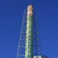 Quality Custom Hot Dip Galvanized Chimney Tower, Steel Chimney Support Frame Tower for for sale