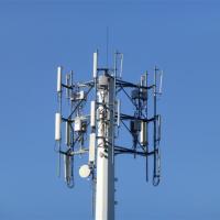 Quality Hot Dip Galvanized Telecom Tower Q355 Steel 10-120m for 4G 5G Base Station for sale