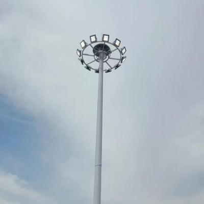 China Hot Dip Galvanized Self-Propelled LED Flood Lighting Telecommunication 10m-60m Range Lifting Operation Antenna Tower for sale