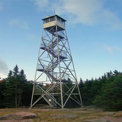 China Customizable Steel Lookout Guard Tower Hot Dip Galvanizing Surface Treatment for Telecommunication Applications for sale
