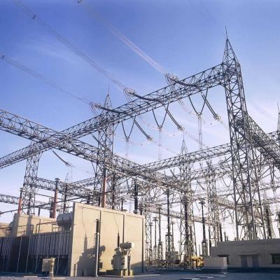 China Steel Power Structure with Hot Dip Galvanized Surface for Transmission Tower Substation Frame and Power Grid Construction for sale