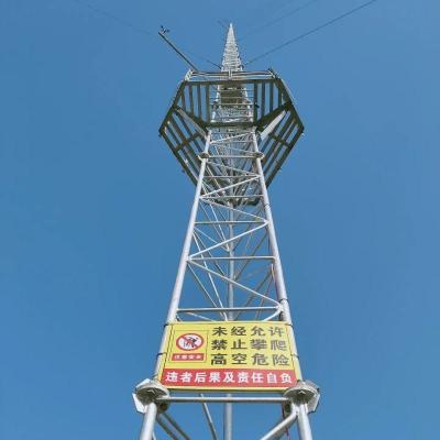 China Hot dip galvanized Anemometer Tower with ISO certified design for wind monitoring and meteorological sensor installation in various environments for sale