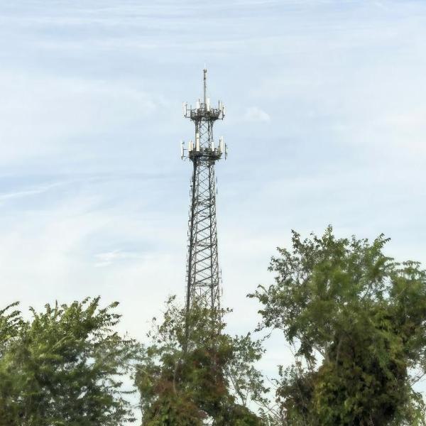 Quality Hot dip galvanized angle steel tower telecom tower constructed with Q235B Q355B steel materials providing excellent corrosion resistance and durability for sale