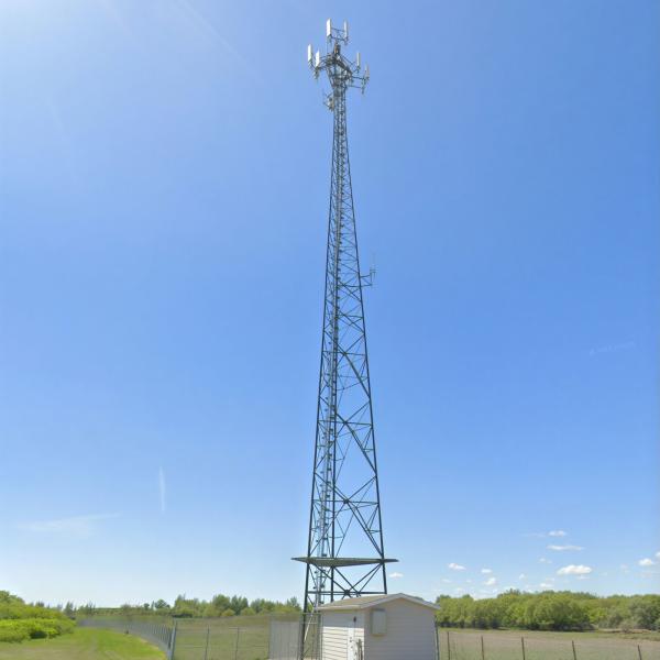 Quality 3-Legged Tubular Lattice 5G Cell Tower Self-Supporting Communication Tower with Hot Dip Galvanized for sale