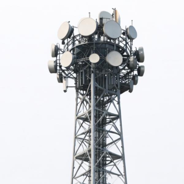 Quality Long lasting Hot dip galvanized steel tube tower featuring superior corrosion resistance and structural strength for outdoor industrial for sale