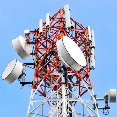 China Steel tube tower fabricated with galvanized steel tubes offering long service life and minimal maintenance requirements for sale