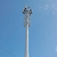 China Monopole Tower designed to optimize space utilization on limited site areas while providing robust communication support for sale