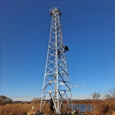 China Durable Steel Perimeter Guard Tower with Elevated Observation Platform Providing Effective Security and Outdoor Durability for sale