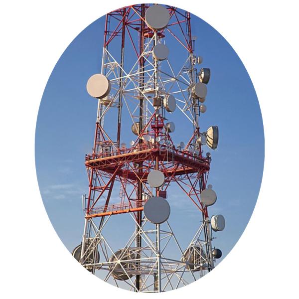 Quality Steel tube tower featuring rigorous design and hot dip galvanized anti corrosion process for operation in harsh weather conditions for sale