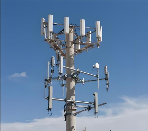 Quality Monopole Tower Single Pole Tower with Hot Dip Galvanized Coating and Multiple for sale