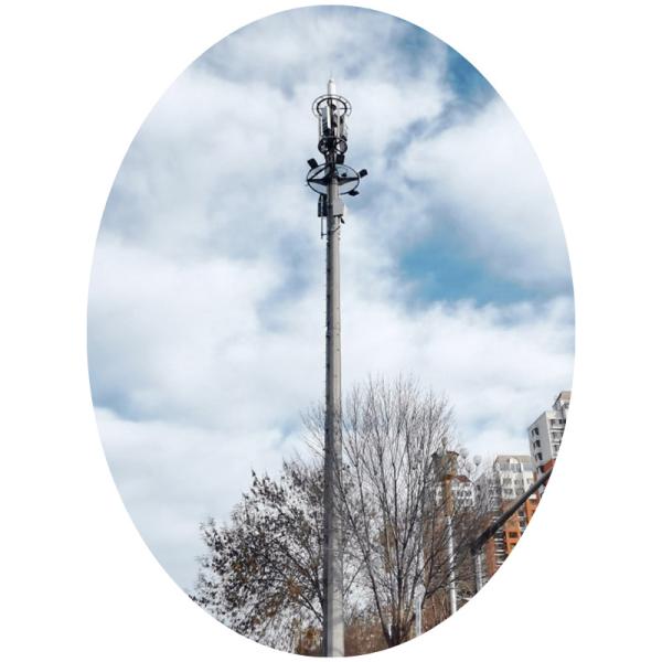 Quality Monopole Tower Hot Dip Galvanized Telecom Tower with Long Service Life Over 30 Years and Fast Delivery Within 30 Days for sale