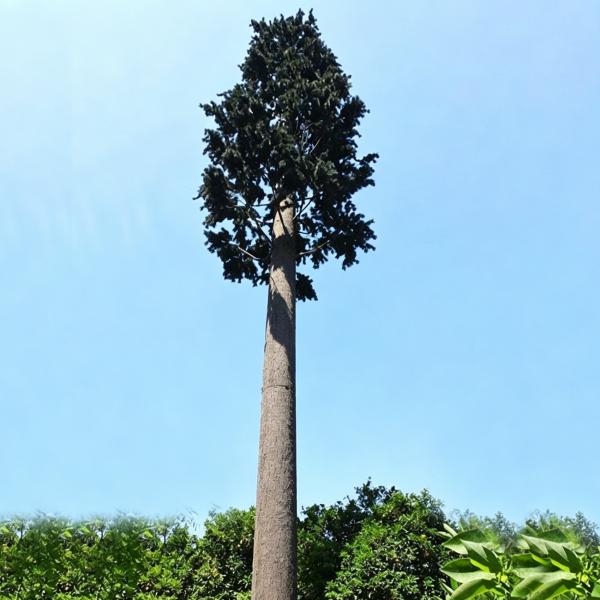 Quality Hot dip galvanized Bionic Tree Tower with lifespans exceeding 30 years providing communication infrastructure with natural tree appearance for sale