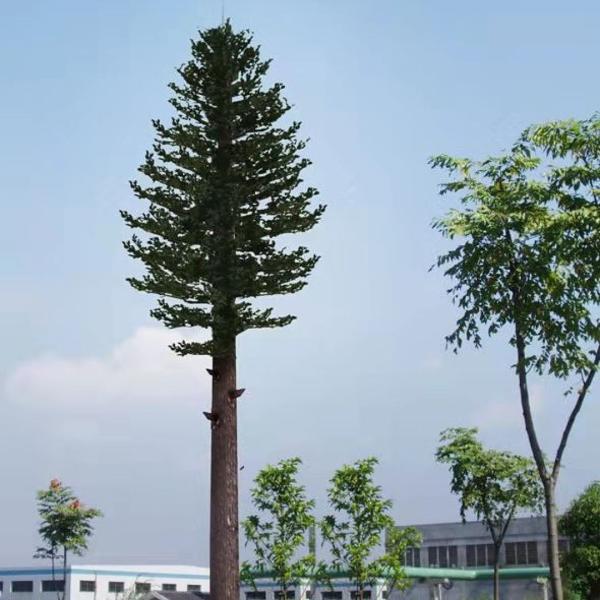 Quality Bionic Tree Tower Communication Structure Hot Dip Galvanized Realistic Pine Palm for sale