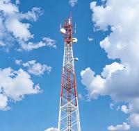 Quality Customizable height angle steel tower with hot dip galvanized surface treatment for sale