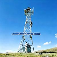 Quality Hot dip galvanized angle steel tower with strong bearing capacity and uniform for sale