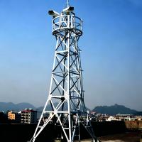 Quality Telecom angle steel tower with multi layer platform and reasonable layout for for sale