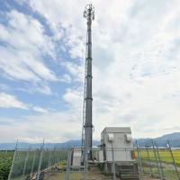Quality 30 Meter Tower Monopole Hot-Dip Galvanized Tapered Steel 5G Cell Tower with for sale