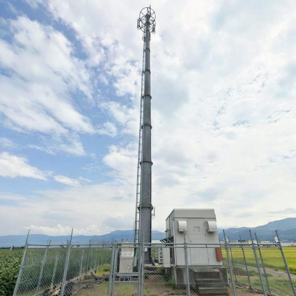 Quality 30 Meter Tower Monopole Hot-Dip Galvanized Tapered Steel 5G Cell Tower with Circular Platform for 4G Telecommunication for sale