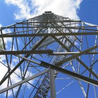 Quality Customizable height angle steel tower with stable lattice structure and hot dip for sale