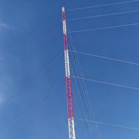 Quality Hot dip galvanized steel tube tower with rigorous design for uniform force for sale