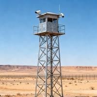 Quality 5G WiFi Signal 4 Legs Observation Watchtower 20-50m Hot Dip Galvanized Angle for sale