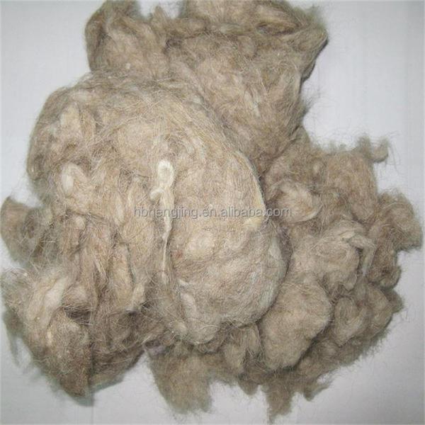 Quality Scoured Brown Wool Waste for Spinning Yarn or Insulation for sale