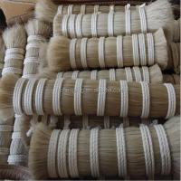 Quality Washed Double/single Drawn Horsetail Hair White/black/light Grey for sale