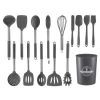 China Durable Coloured Silicone Kitchen Utensils Practical Non Stick for sale