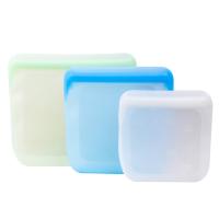 China Leakproof Silicone Food Bag Multi Function 2000ML B Style For Storage for sale
