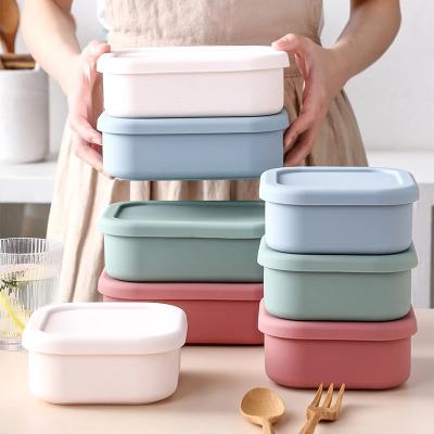 Cina Contenitore da pranzo in silicone senza odore in vendita
