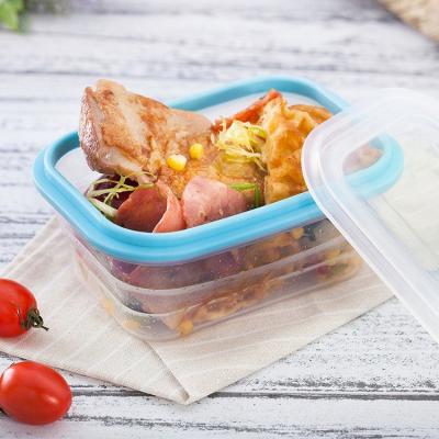 Cina Tiffin a prova di calore in silicone con scatola da pranzo pieghevole in vendita