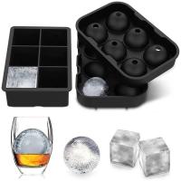 China 6 Holes Ball Ice Cube Tray Lightweight Stackable Dishwasher Safe for sale