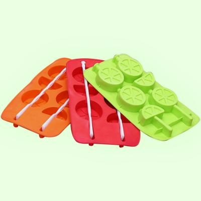 Cina Frutta forma Ice Cube Tray Riutilizzabile, polivalente Silicone gelato muffa in vendita