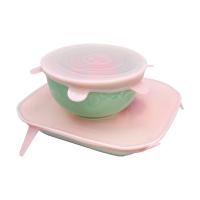 China Non Toxic Silicone Stretch Lids Leakproof Round Shape Durable for sale