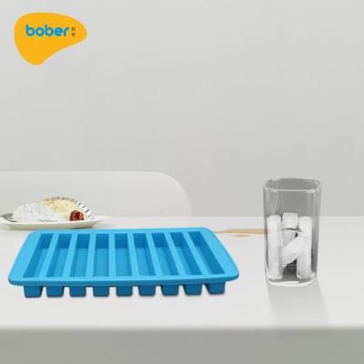 中国 無味のアイスキューブスティック トレイ シリコン 模具 バータイプ 凍結用 販売のため